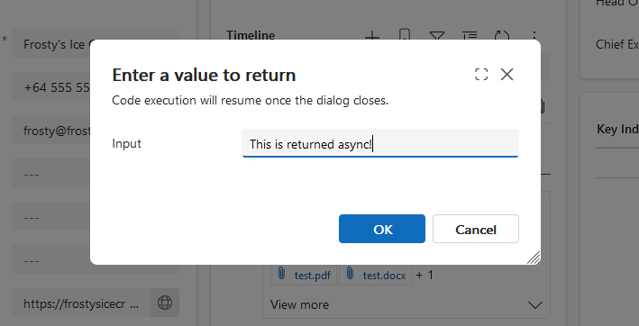 Dialog Builder Examples