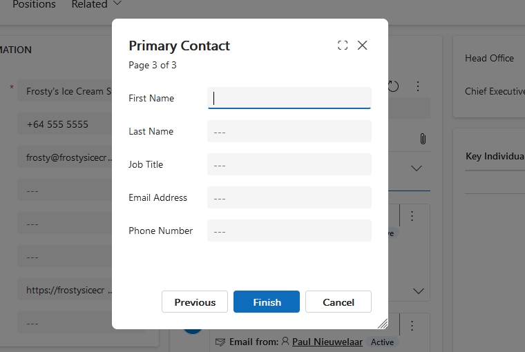 Dialog Builder Examples