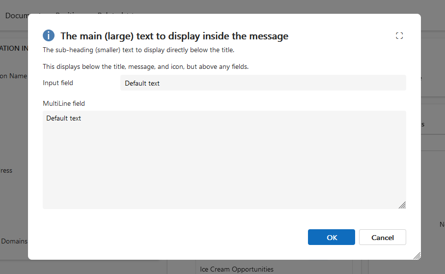Dialog Builder Examples