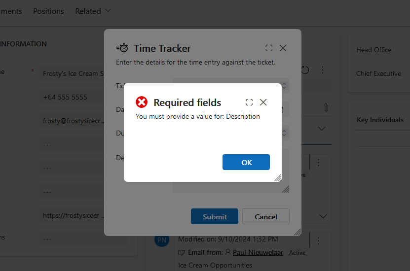Dialog Builder Examples